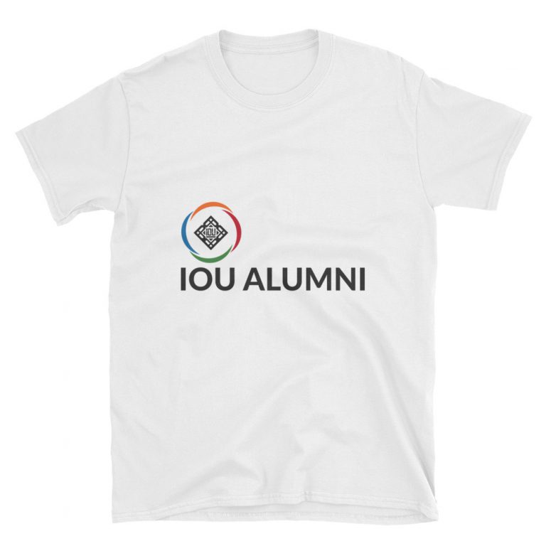 IOU Alumni T-Shirt – Front and Back Print - IOU STORE